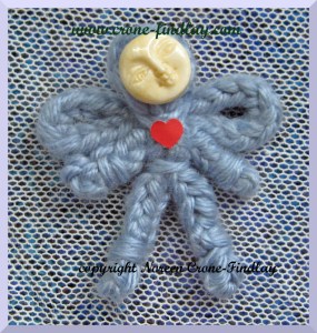 Tiny Spool Knitted Angel | Tottie Talks Crafts Blog