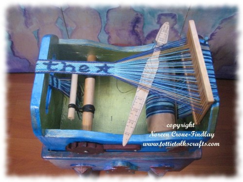 narrow band weaving | Tottie Talks Crafts Blog