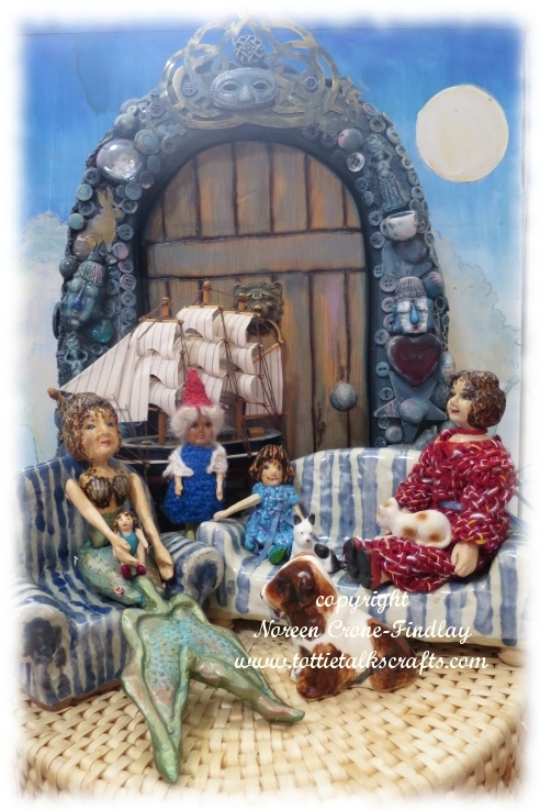 Miranda Mermaid joins the Story Door Dolls | Tottie Talks Crafts Blog