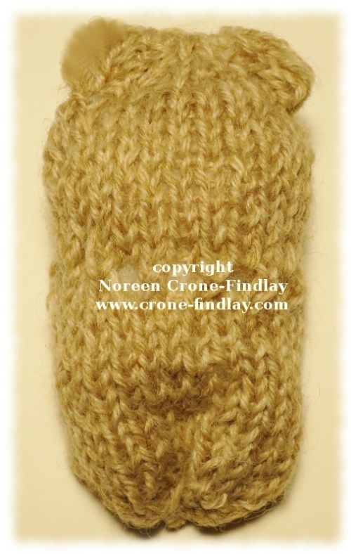Knitted Comfort Bear by Noreen Crone-Findlay | Tottie Talks Crafts Blog