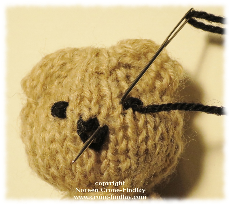 Knitted Comfort Bear by Noreen Crone-Findlay | Tottie Talks Crafts Blog