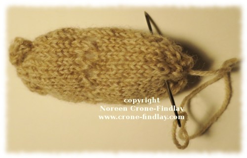 Knitted Comfort Bear by Noreen Crone-Findlay | Tottie Talks Crafts Blog