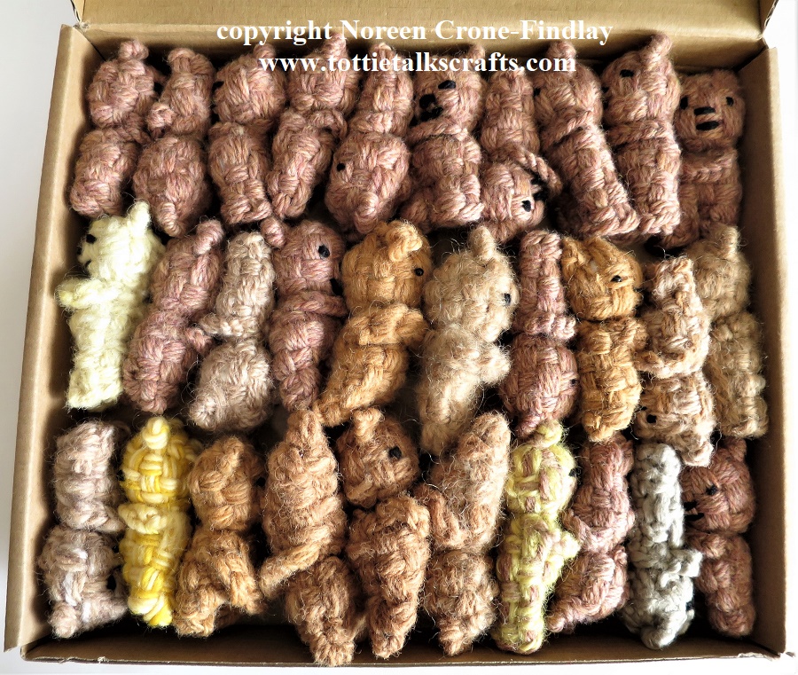 100 Little Comfort Bears in January 2020 | Tottie Talks Crafts Blog