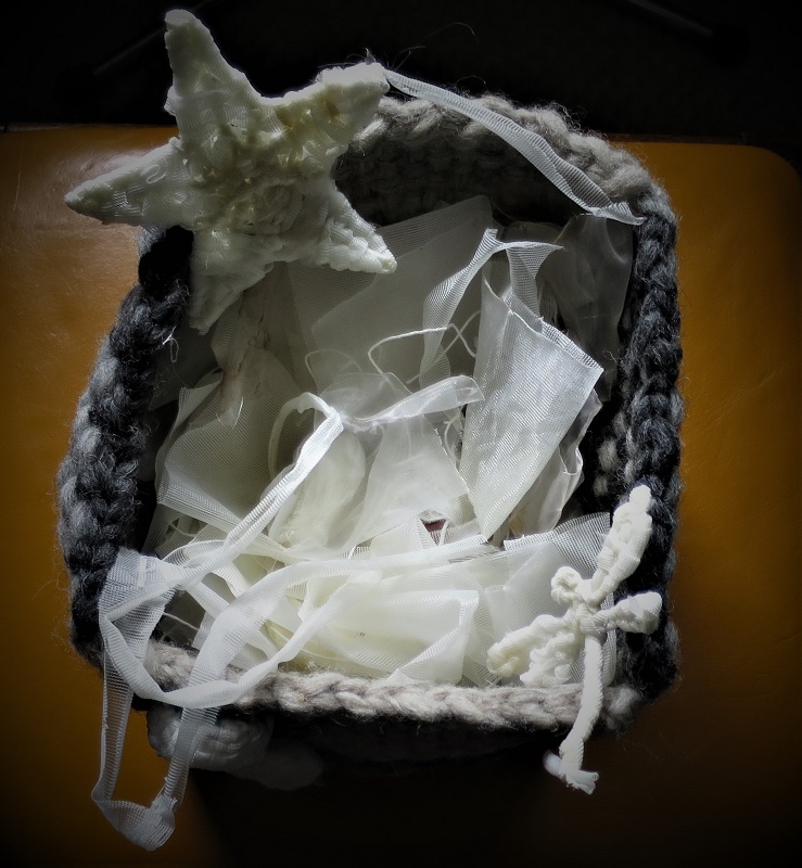 How to Upcycle Cloth Tea Bags into Teabag Yarn | Tottie Talks Crafts Blog