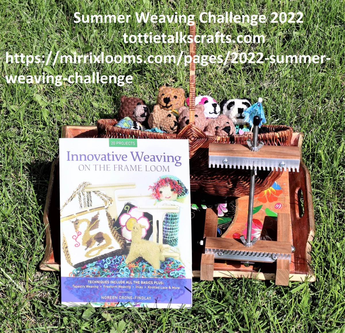 A Basket Full of Woven Teddy Bears for the Summer Weaving Challenge ...