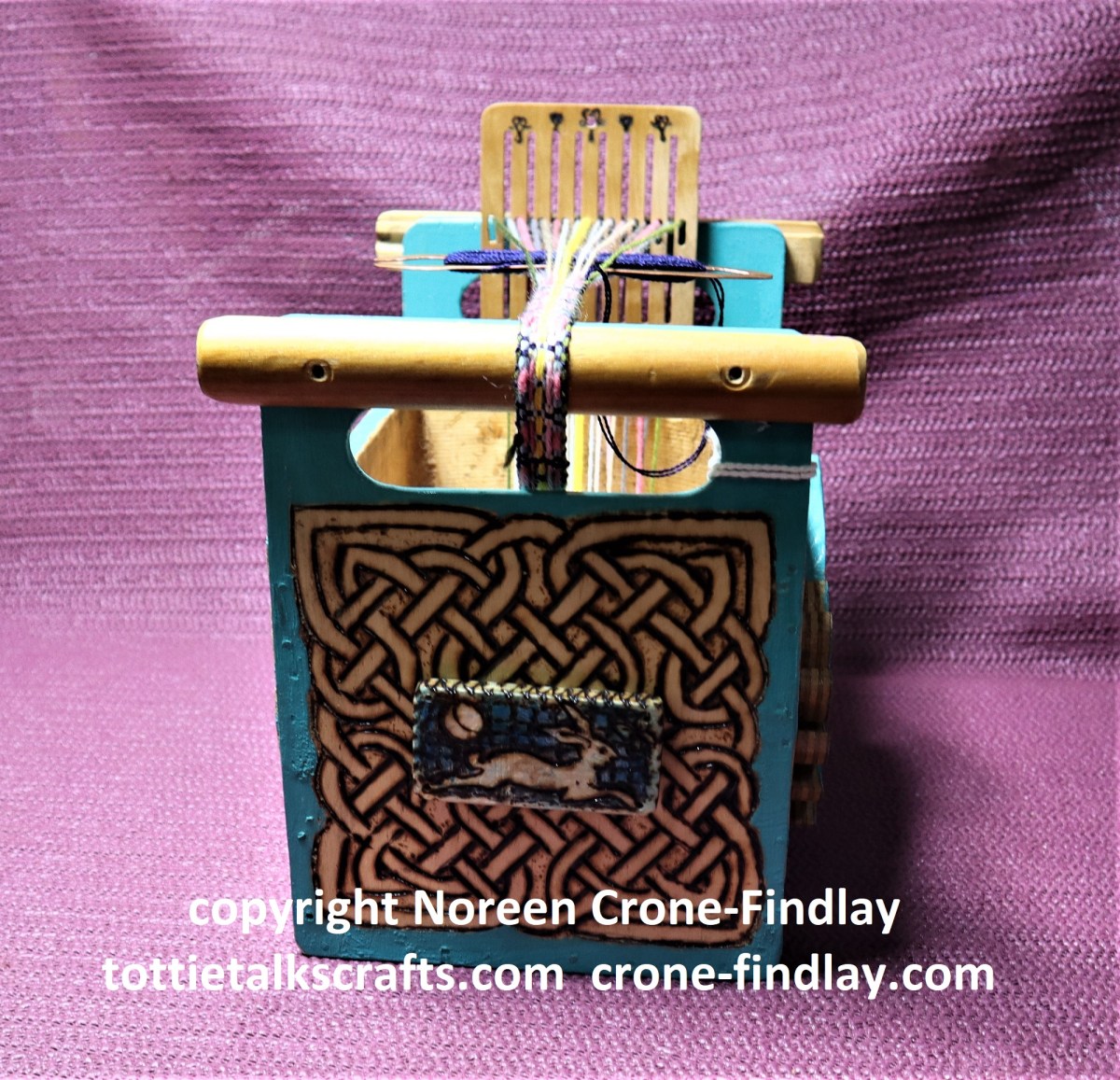 A favorite loom for weaving narrow bands | Tottie Talks Crafts Blog