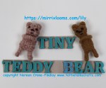 Tiny Teddy for the Lily Doll Project | Tottie Talks Crafts Blog