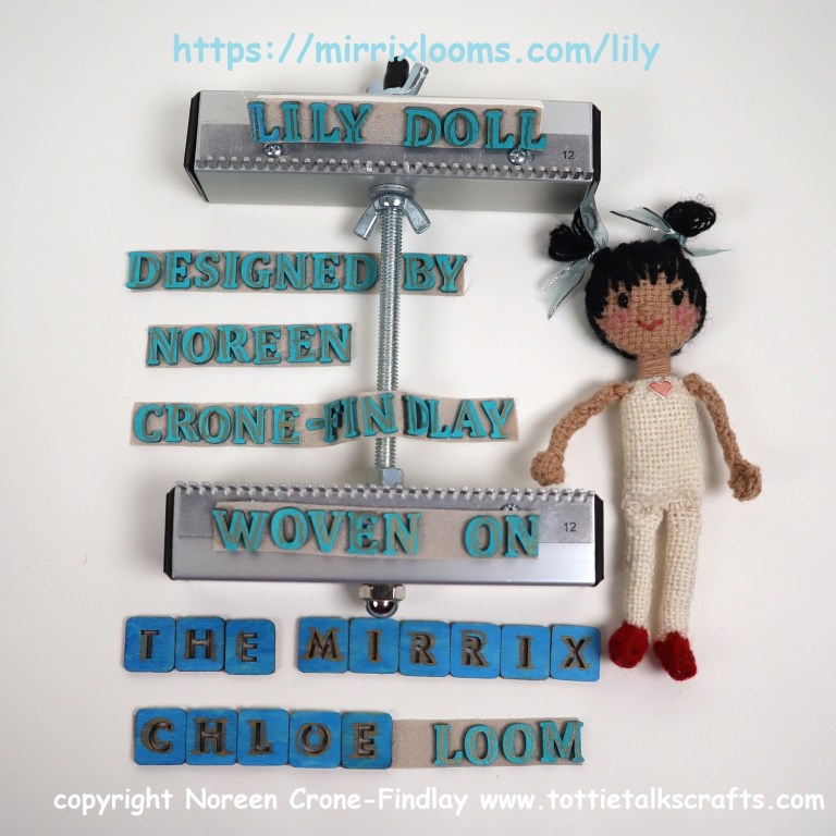 Woven Lily Doll Project | Tottie Talks Crafts Blog