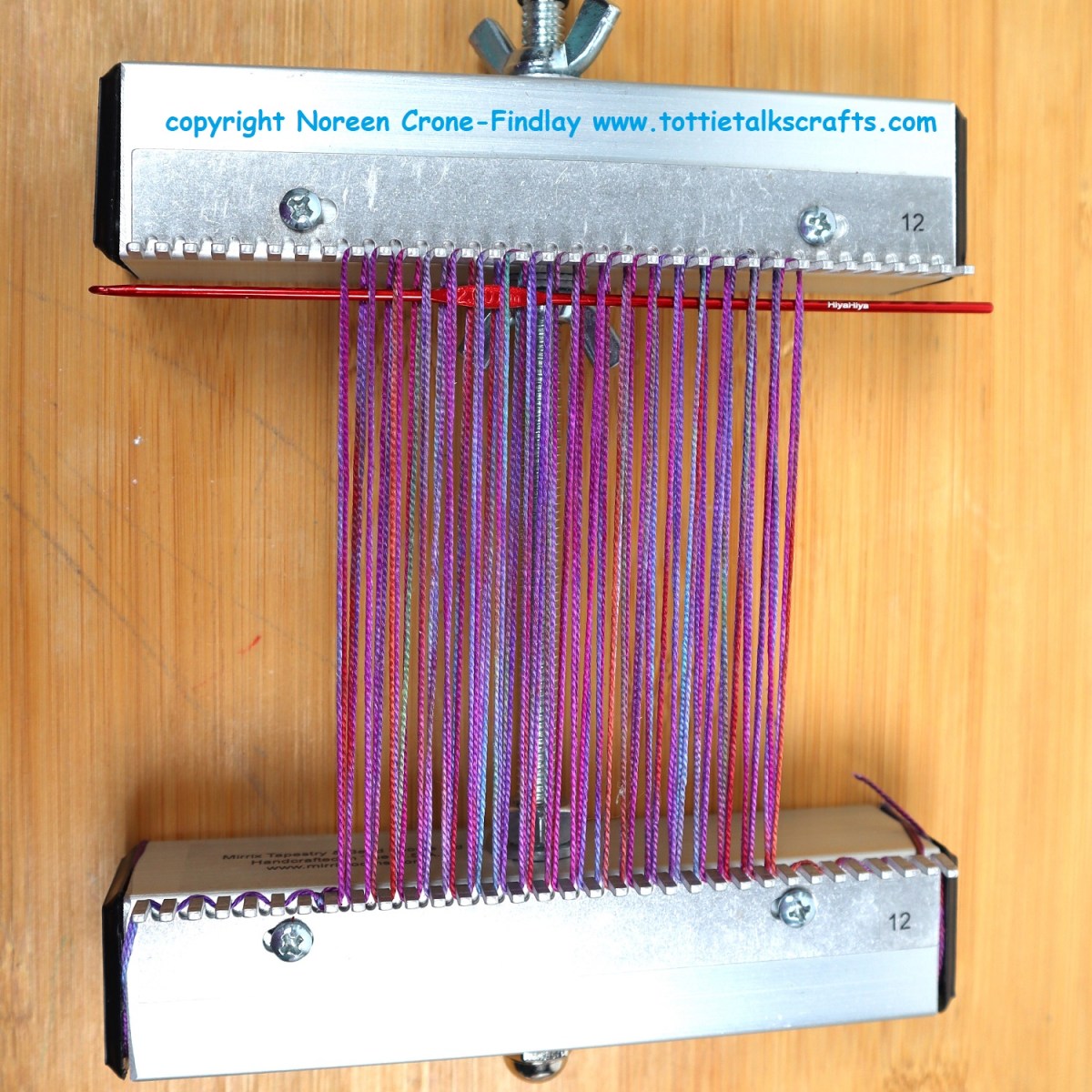 Hints and Tips for Working With the Mirrix Chloe Loom | Tottie Talks ...