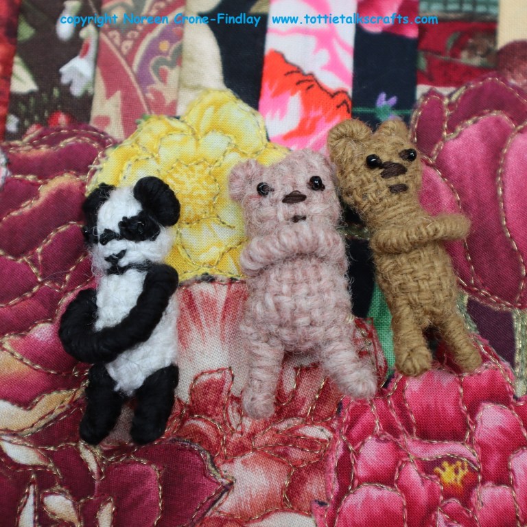 Little wee woven Panda bears | Tottie Talks Crafts Blog